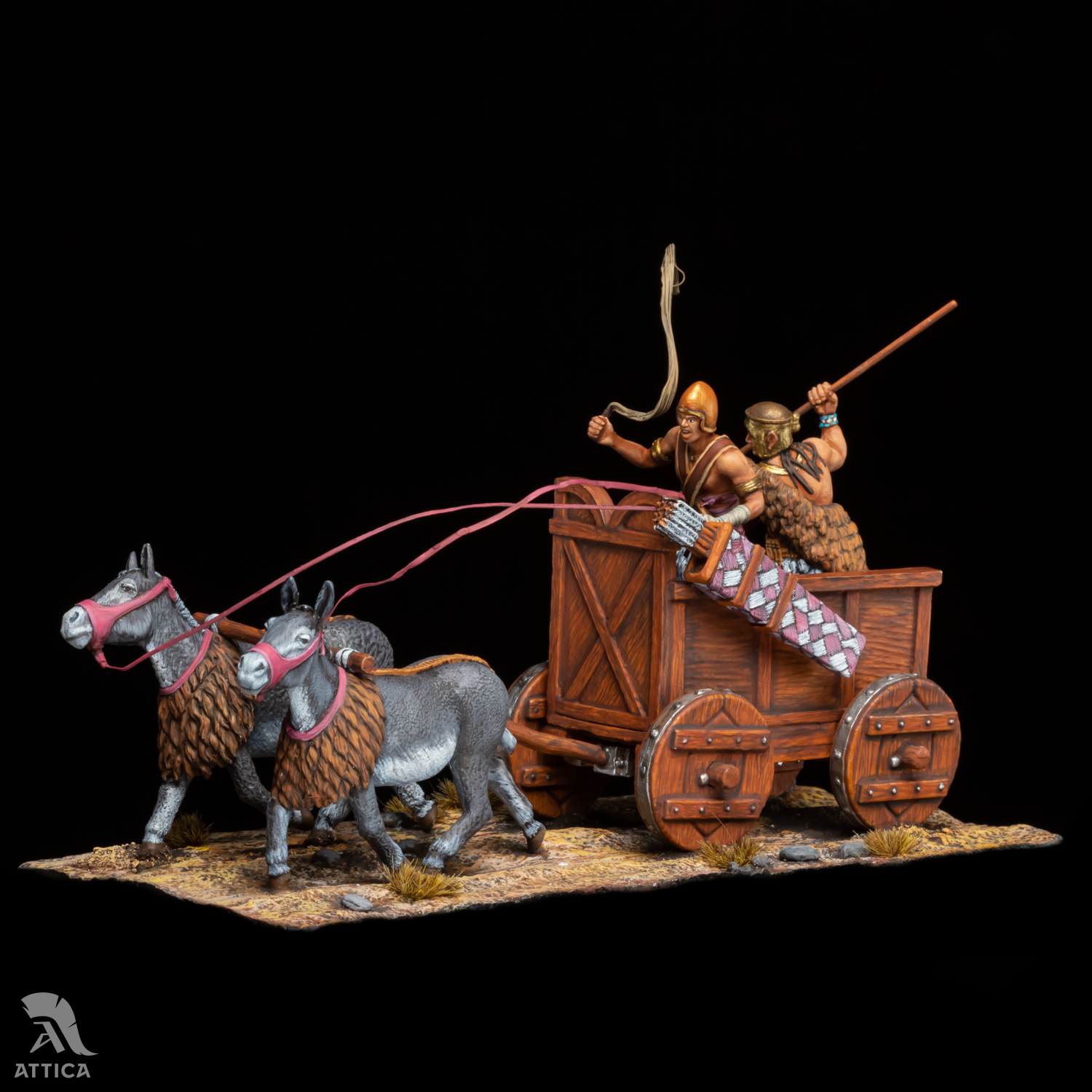Sumerian chariot Painted Toy Soldier Collectible Quality