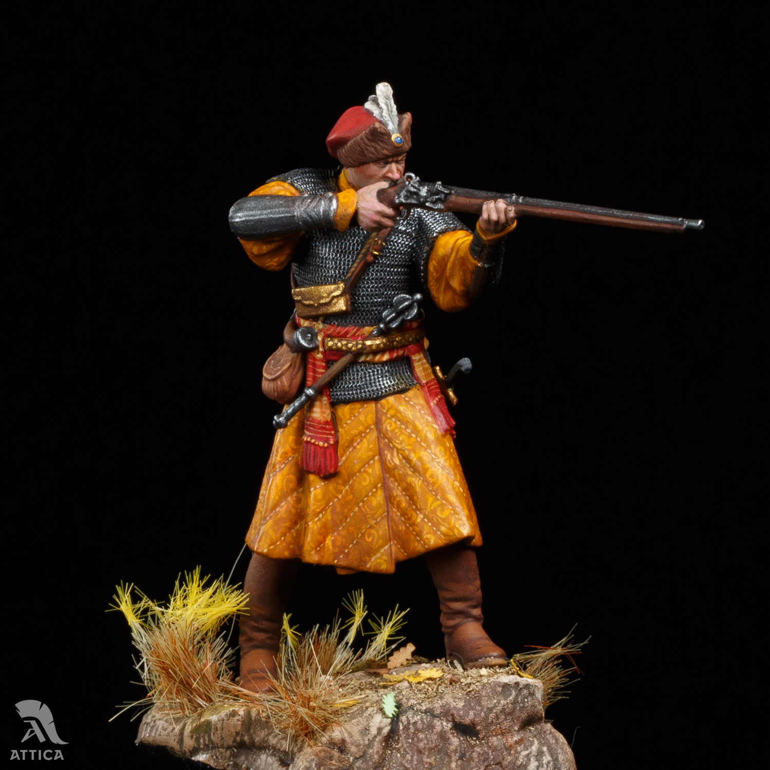 Colonel of the Zaporizhian Cossacks Painted Toy Soldier Art Quality