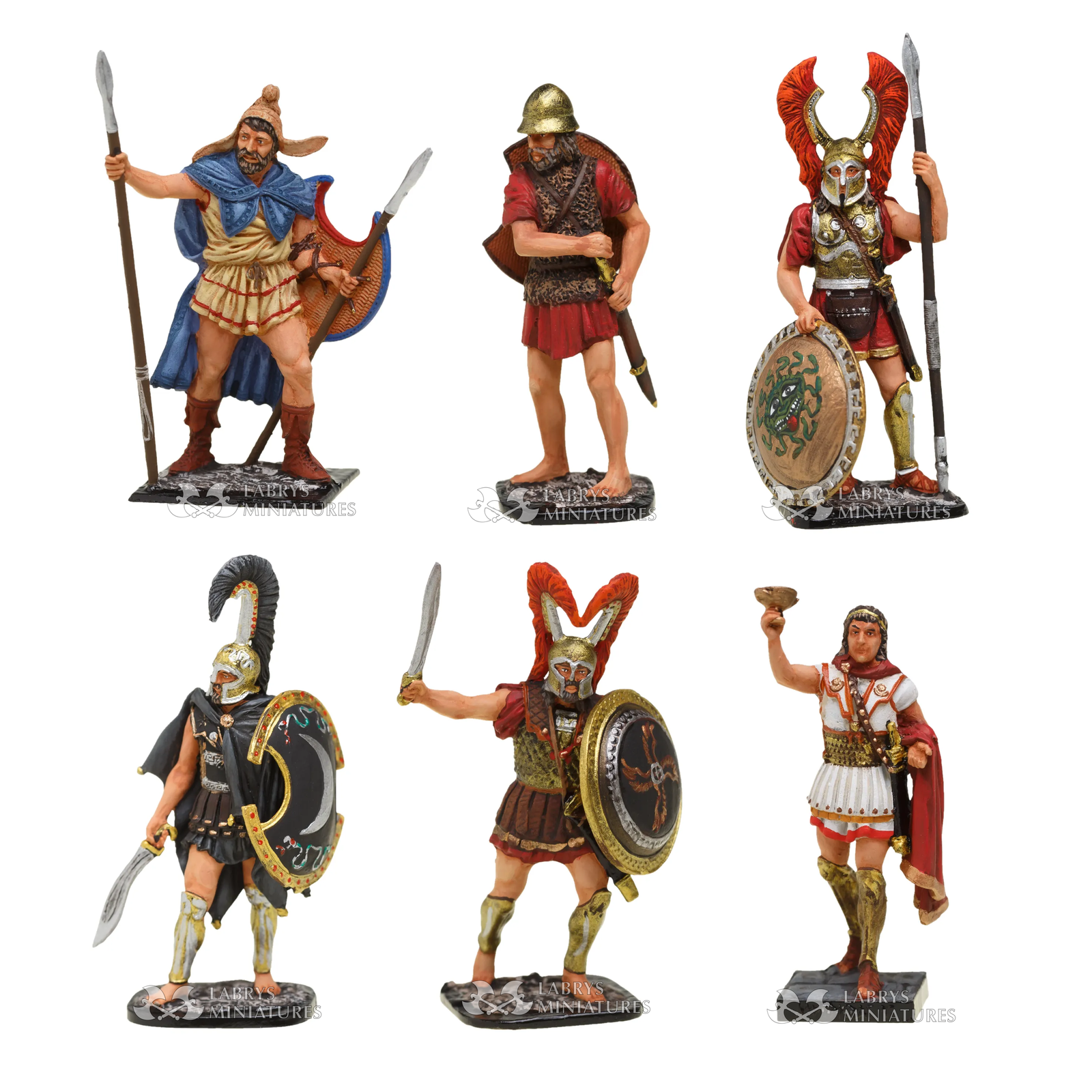 Hoplites and Soldiers Ancient Greece #1 Painted Toy Soldier Souvenir ...