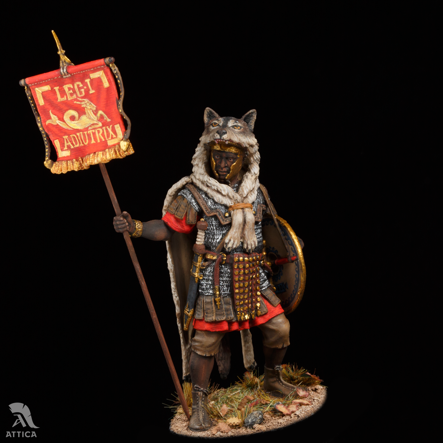 Roman Vexillarius Marcomannic Wars alt. version Painted Toy Soldier Art ...